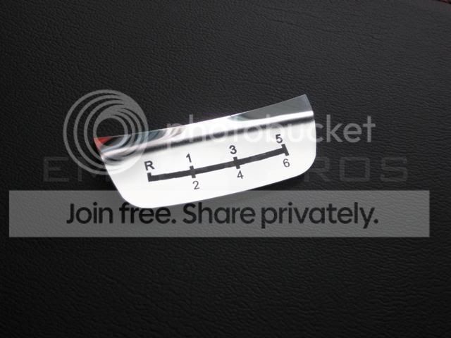Black LS3 + L99 emblems and V6 shift plate inside - Camaro5 Chevy ...