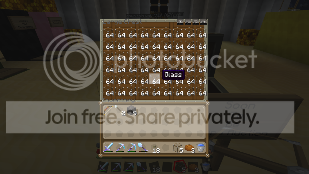 [Auction] DC of Glass Blocks | Empire Minecraft