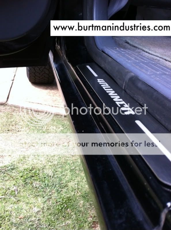 96-02 / 03-09 4runner door sills *burtmanindustries* - Toyota 4Runner ...