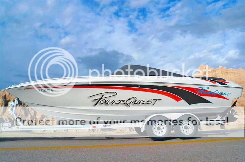 Powerquest Vinyl graphic - Offshoreonly.com